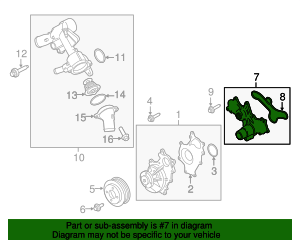 2020-2024 Ford Engine Auxiliary Water Pump LK4Z-18D473-D | OEM Parts Online