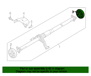 2012-2024 Volkswagen Drive Shaft Damper 5Q0-521-307 | OEM Parts Online