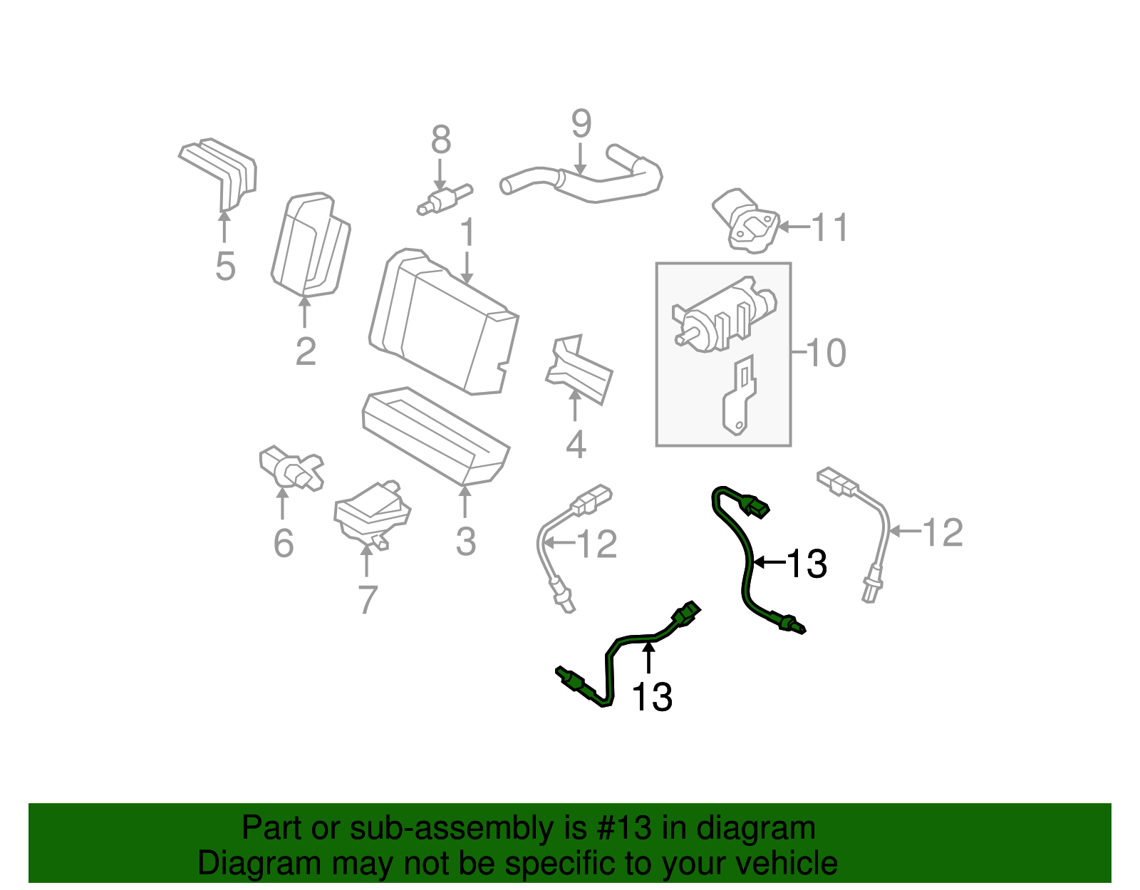 39210-25110 - Oxygen Sensor 2006-2010 Kia | Kia.Parts Store