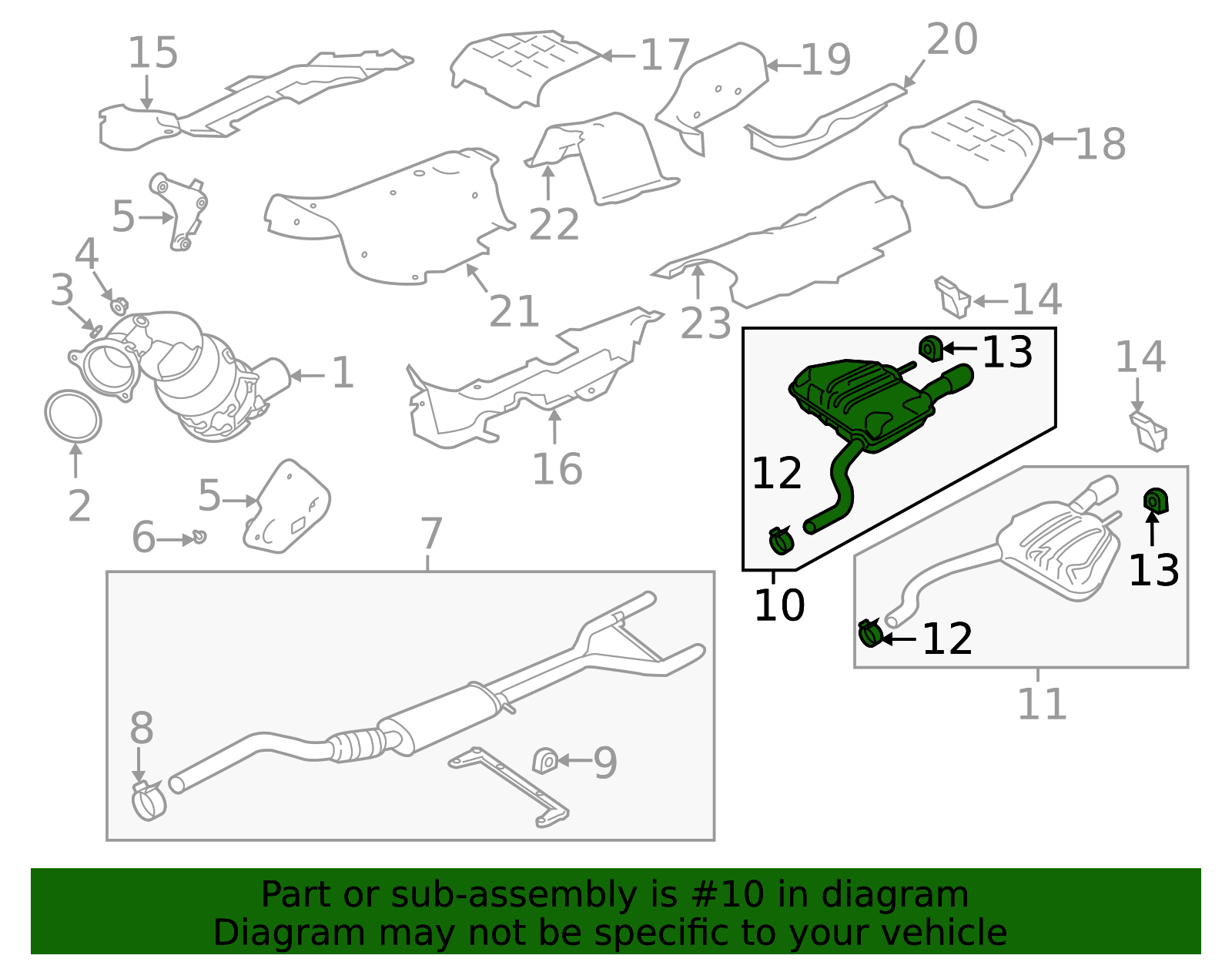 T2H19902 - Muffler & Pipe 2018-2019 Jaguar XF | AutoNation Parts