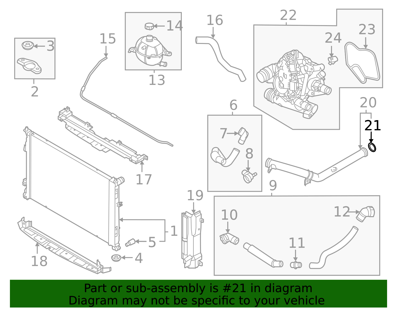 25462-2S500 - Engine Coolant Pipe O-Ring 2020-2024 Hyundai | AutoNation ...