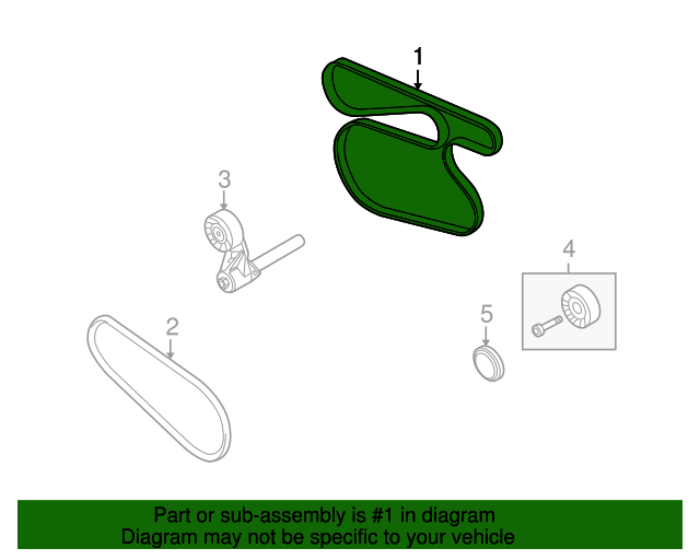 Genuine BMW 11-28-8-477-787 | Serpentine Belt | FREE Shipping on Most ...