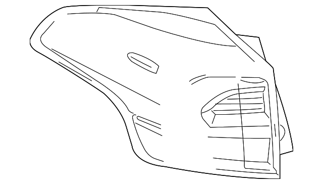 81561-42192 - Tail Lamp Assembly 2016-2018 Toyota RAV4 | Longo Toyota Parts