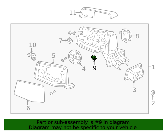 2015-2024 GM (Replaces 23463325) Lamp 84660175 GM | GMPartsDirect.com