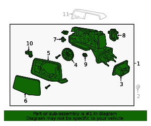 2019-2024 GMC Driver Side Door Mirror without Cover 84898864 | Payne ...