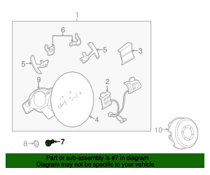 2006-2015 Mazda Hole Cover Bolt 9YA4-20-603 | TascaParts.com