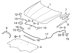 Genuine OEM Hood Bumper Part# C2D2296 Fits 2012-2023 Jaguar: Up To 35% ...