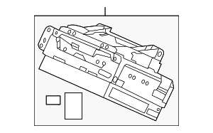 39171-T2F-A11 - Tuner Unit (Pioneer) - 2016-2017 Honda Accord | Genuine ...