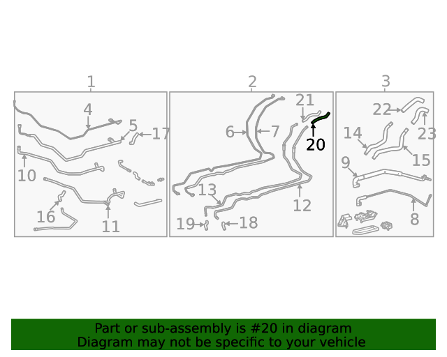 2021-2024 Toyota Sienna Connector Hose 87209-08140 | Toyota Parts Center