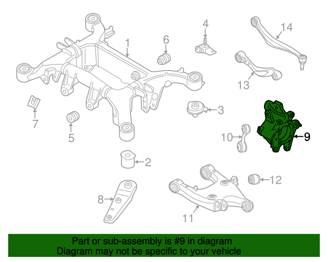 Genuine BMW 33-30-6-852-893 | Knuckle | FREE Shipping on Most Orders ...