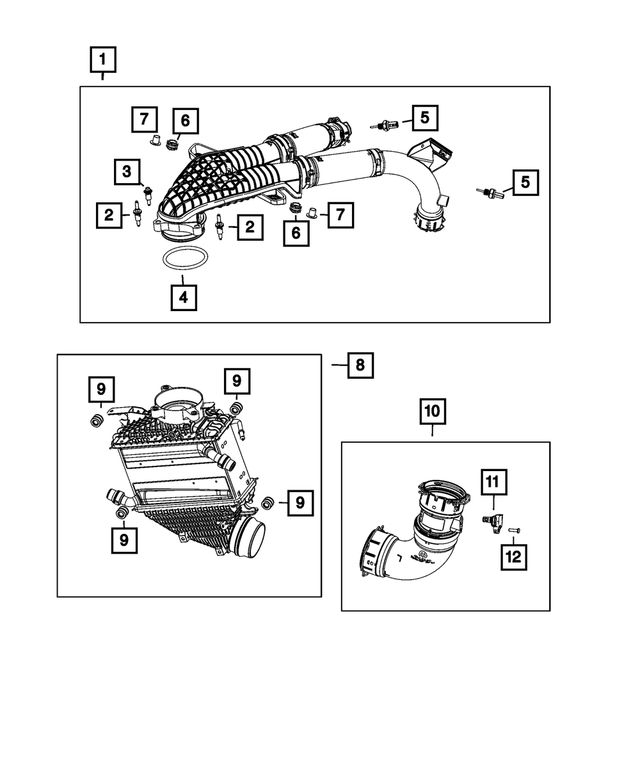 2025 Ram 1500 Boost Temperature Sensor 68569413aa | TascaParts.com