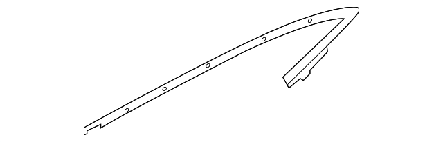 2014-2020 Infiniti Q50 Window Molding 82280-4GA0A | Infiniti OEM Parts ...