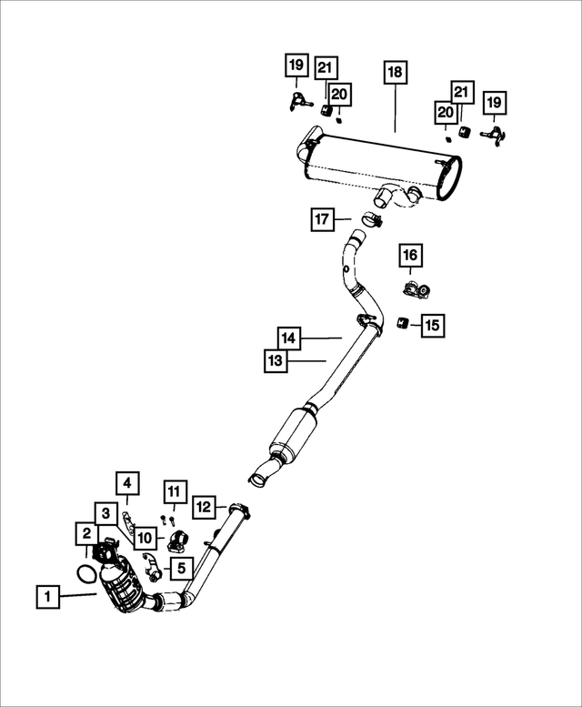 2018-2025 Mopar Exhaust Support Isolator 68268397AA | Mopar eStore