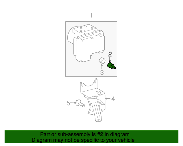 2004-2012 Toyota Actuator Assembly Stud 44545-63010 | Toyota Parts Center