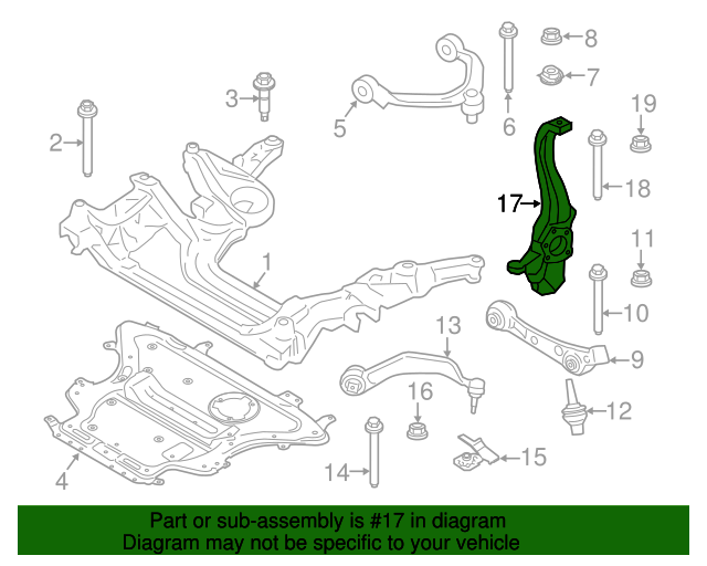31-20-6-884-385 - Steering Knuckle 2017-2023 BMW | AutoNationParts.com