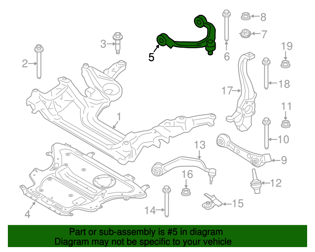 Genuine BMW 31-10-6-861-185 | Upper Control Arm | FREE Shipping on Most ...