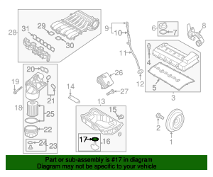 2009-2025 Volkswagen Level Sensor O-Ring 038-103-196-B | OEM Parts Online