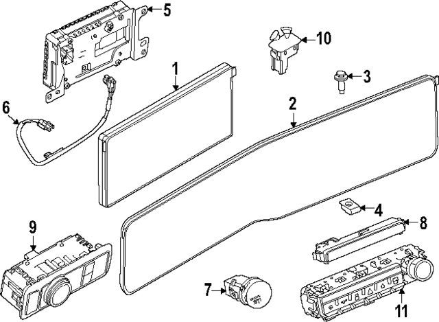 2024 Ford Mustang Headlamp Switch PR3Z-11654-AA | TascaParts.com