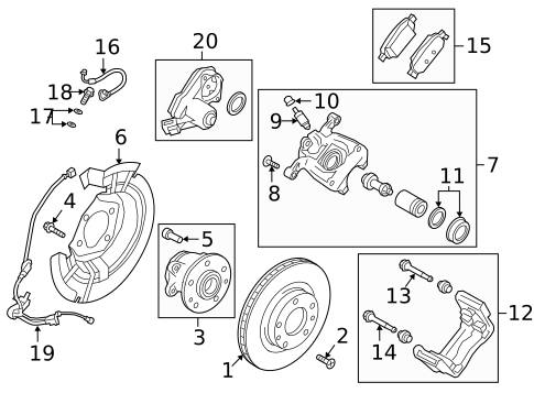 Rear Brakes for 2019 Mazda CX-3 | RealMazdaParts.com