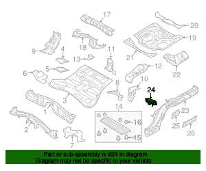 2017-2021 Volvo S90 Rear Rail Seal - Driver's Side (LH) 31378925 ...