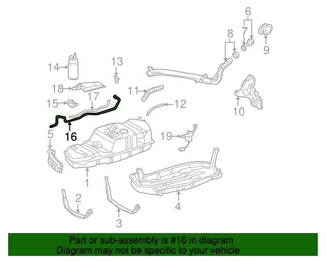 77209-0C020 - Fuel Pump Tube 2001-2004 Toyota Sequoia | Ourisman Toyota ...