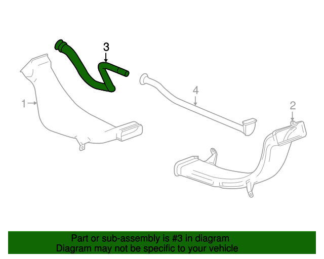 2017-2020 Cadillac XT5 Cooling Duct 23195712 | GMPartsDirect.com