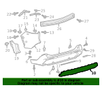 52453-0R060-B0 - Lower Molding 2019-2024 Toyota | Bam Wholesale Parts