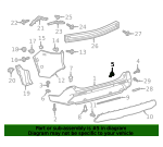 2010-2024 Toyota Bumper Cover Grommet 90189-06228 | Toyota Parts Center