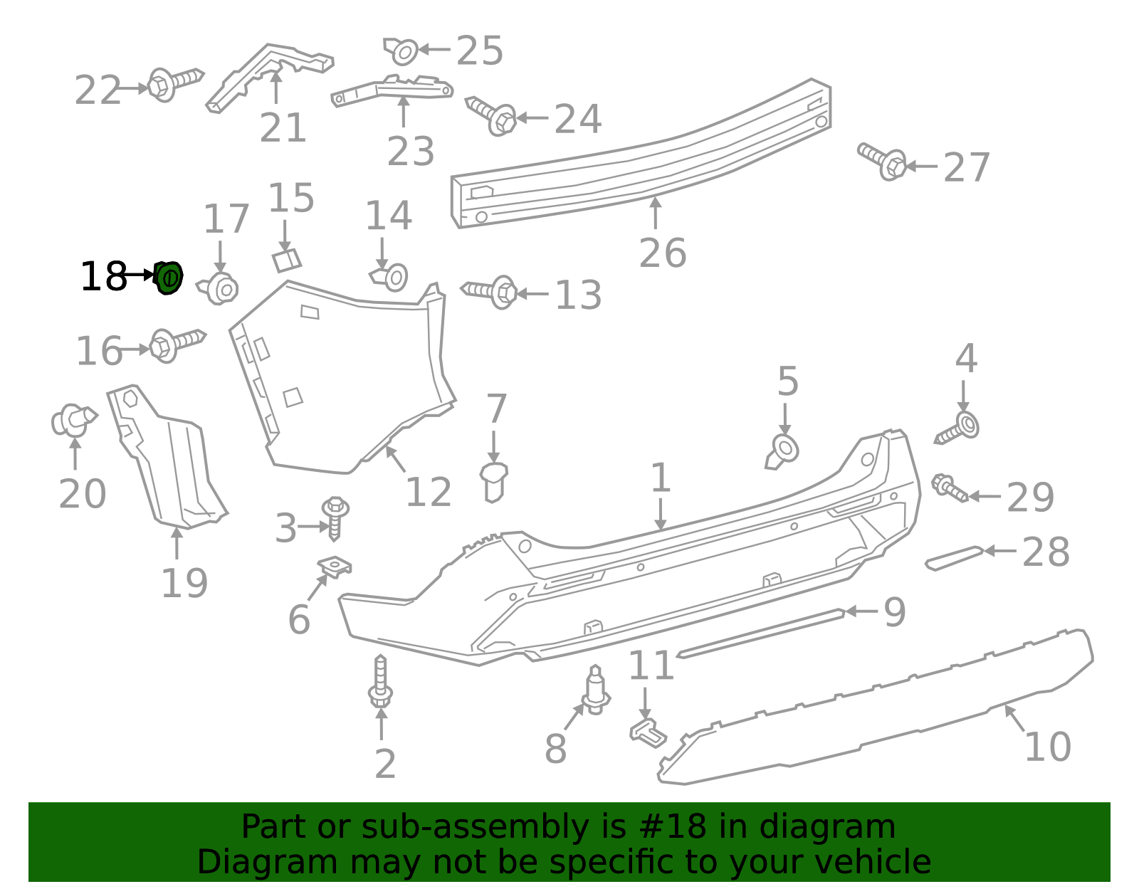 Genuine Toyota Side Panel Retainer part# 76828-60030 for 2019-2025 ...