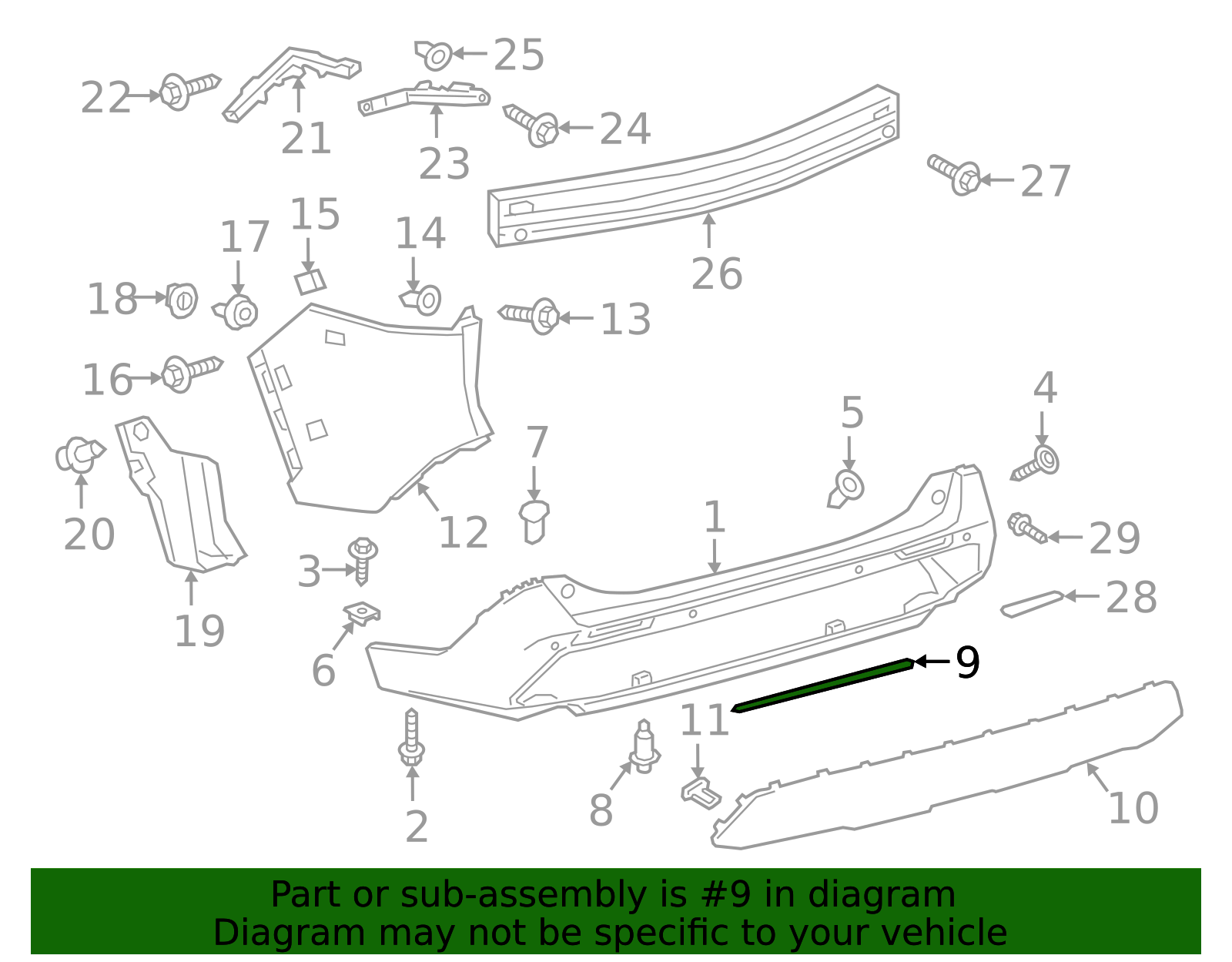 2019-2024 Toyota Stiffener 52151-0R010 | Toyota Parts Center