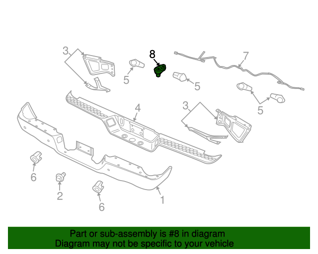 2009-2024 Mopar Trailer Tow Harness Connector 68573359AA | Mopar Parts ...