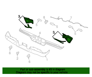 2009-2020 Mopar Bumper Bracket 68049744AA | TascaParts.com