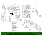 2017-2024 GM Exhaust Gas Recirculation (EGR) Pipe Gasket 12680216 GM ...