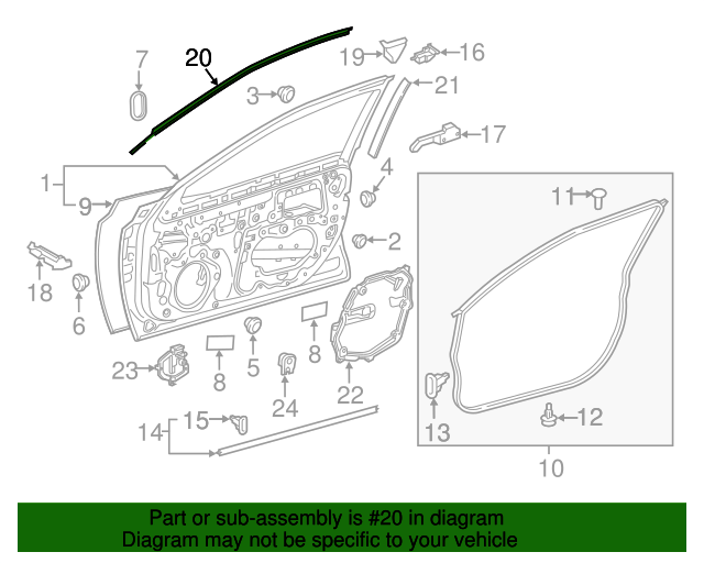 75985-06110 - Black Out Tape - 2018 Toyota Camry | OEM Genuine Toyota Parts