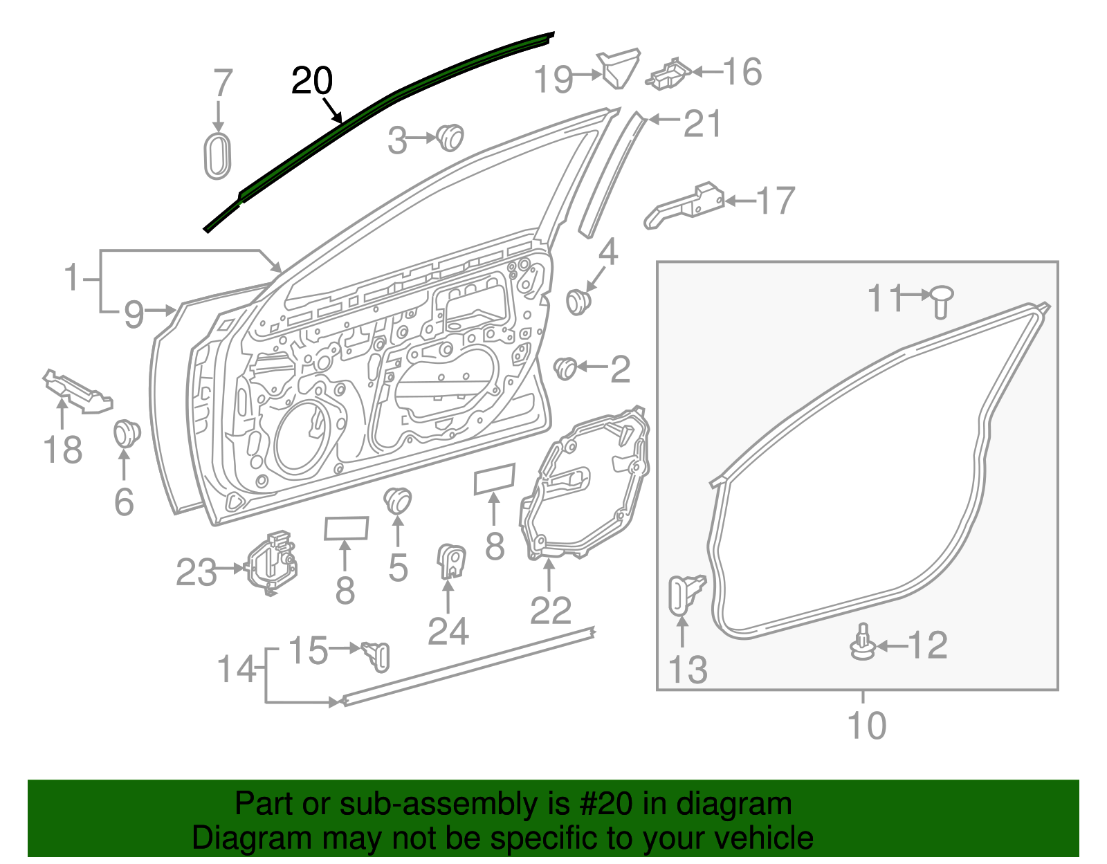 Genuine Toyota Black Out Tape part# 75985-06110 for 2018 Toyota Camry ...