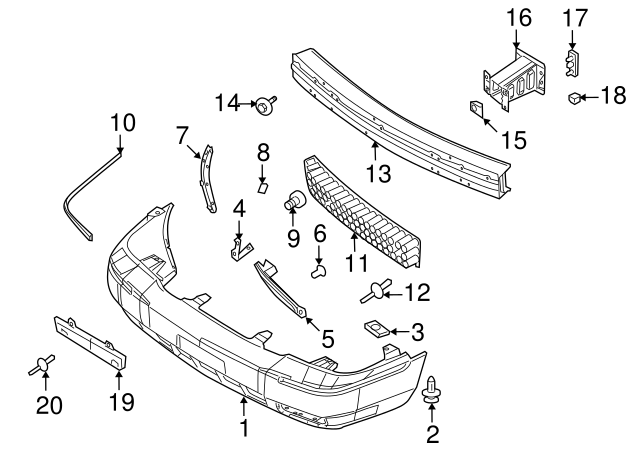 Genuine OEM Ford Part - Hinge Bolt W503932-S439 | Genuine OEM Ford ...