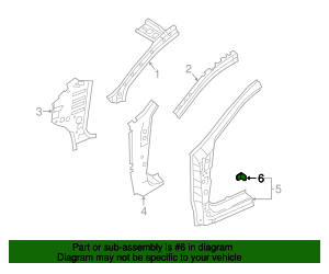 2017-2024 Mitsubishi Hinge Pillar Bracket 5220A001 | Mitsubishi Motors ...