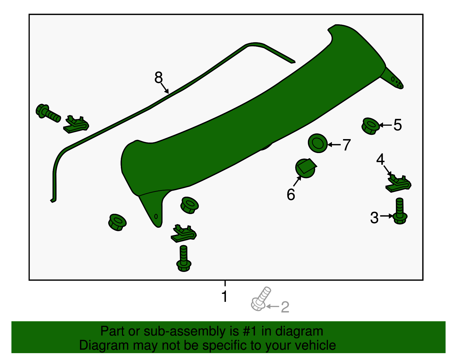 96030-6MA0C - Spoiler 2017-2019 Nissan | Nissan Parts & Accessories Online