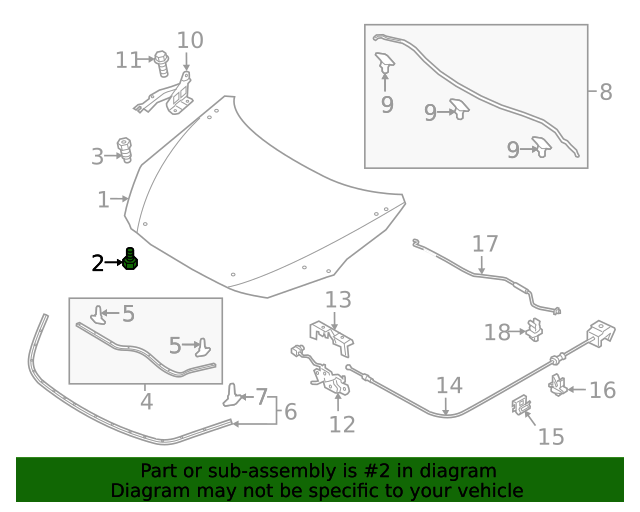 55738-WB001 - Bumper - 2016-2020 Toyota | OEM Genuine Toyota Parts