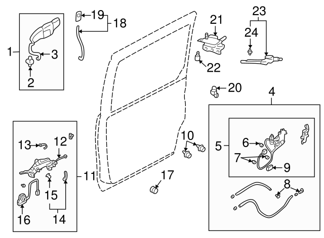2002-2006 Mazda MPV Latch Assembly LD47-73-310 | OEM Parts Online