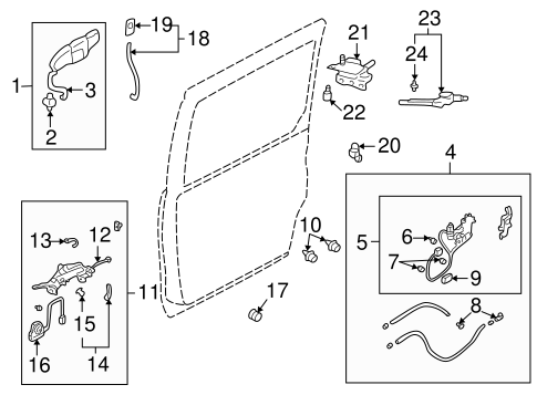 Sliding Door for 2005 Mazda MPV | Mazda-Parts