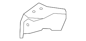 66317-1R300 - Fender Front Bracket - 2012-2017 Hyundai Accent | World ...