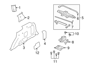 W700791-S300 - Support Bracket Nut 2008-2020 Ford | Ford Parts Connect