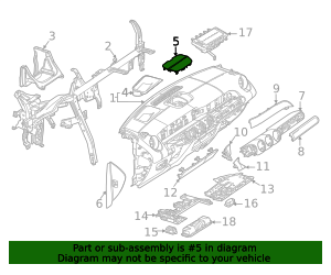 247-680-26-00-9051 - Center Cover 2020-2021 Mercedes-Benz GLB 250 ...