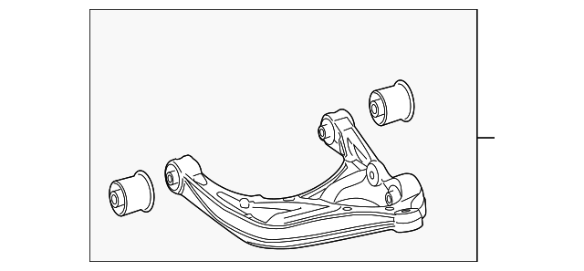 Genuine OEM Lower Control Arm | 167-350-60-01 | Fits Select 2020-2025 ...