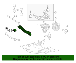 167-350-38-00 - Rear Lateral Arm 2020-2024 Mercedes-Benz | Mercedes ...