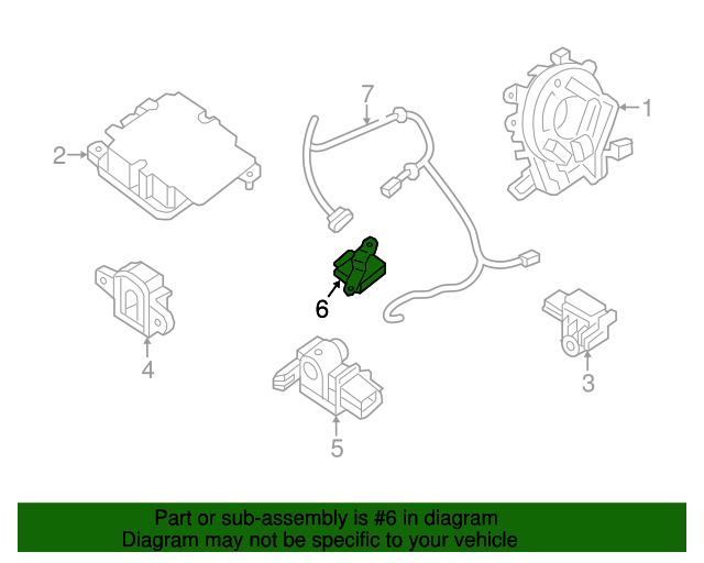 98856-9HS0A - Occupant Sensor 2018 Nissan Altima | Nissan Parts ...