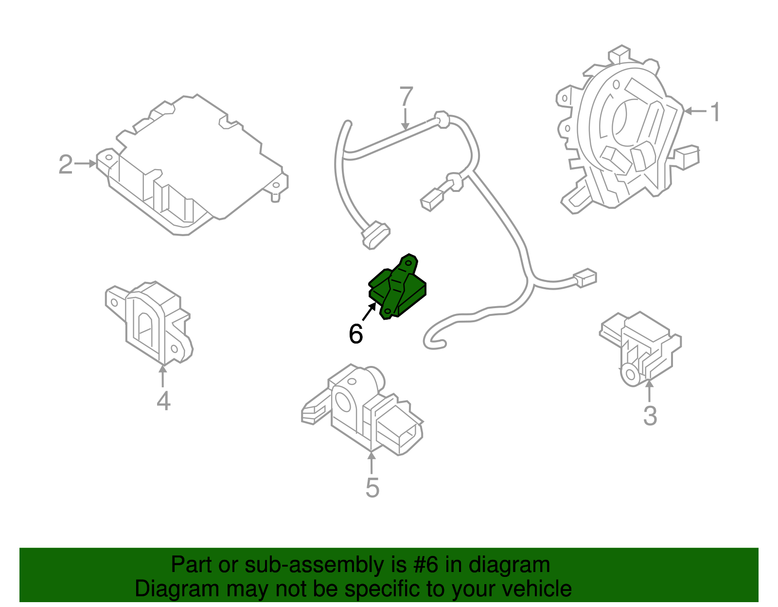 2018 Nissan Altima Occupant Sensor 98856-9HS0A | OEM Parts Online