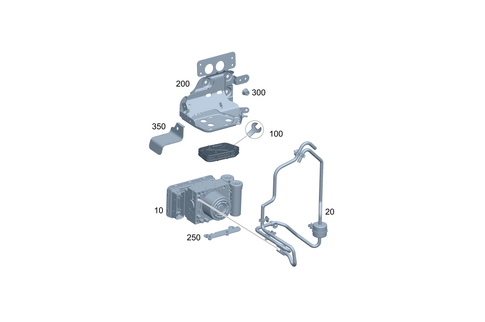 Compressor/Pressure Reservoir/Valve Unit for 2025 Mercedes-Benz S580 ...