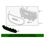 2022-2024 GMC Terrain Black Front Lower Grille 85130234 GM ...